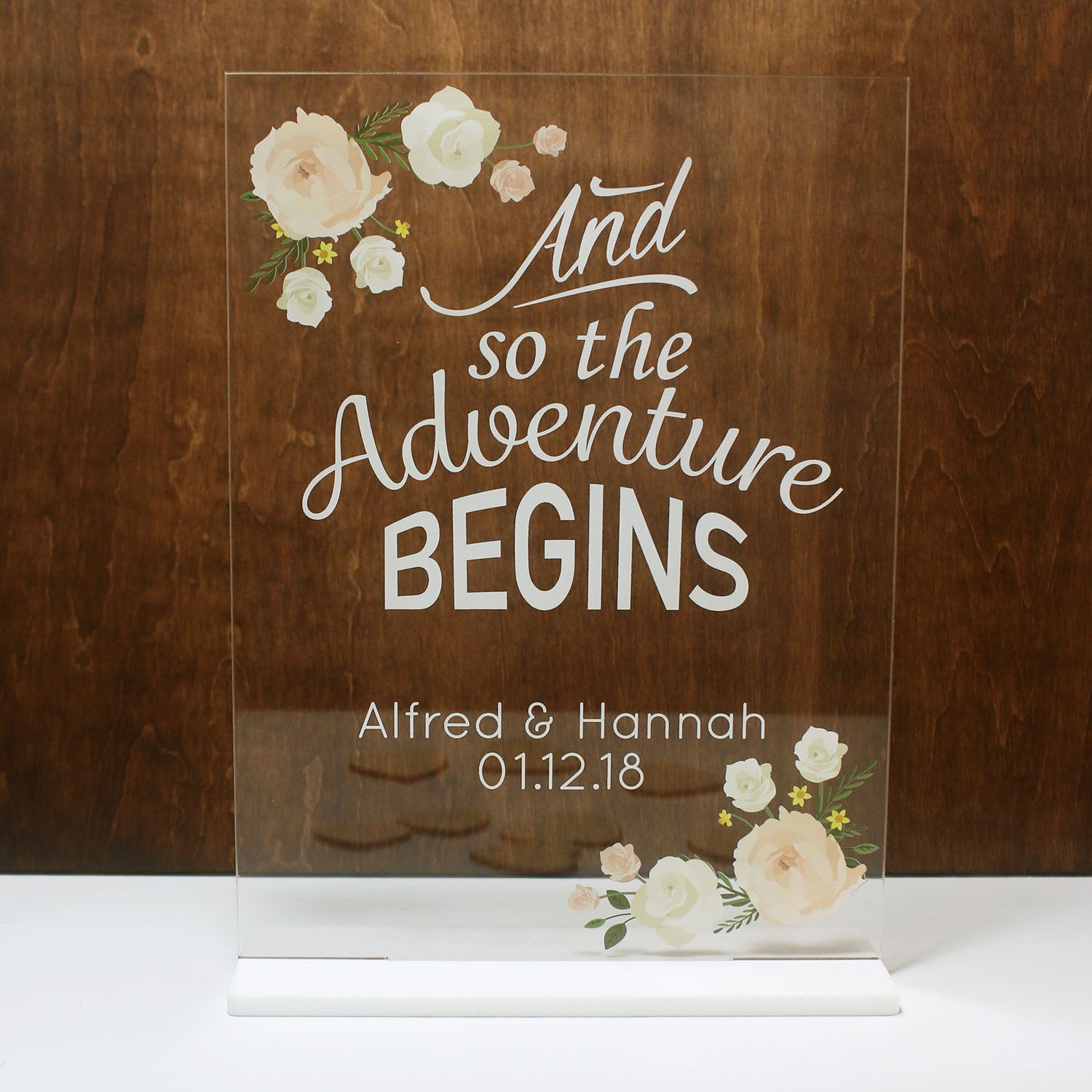 Reception Decor - Mini Table Sign A5 – Clik Clok