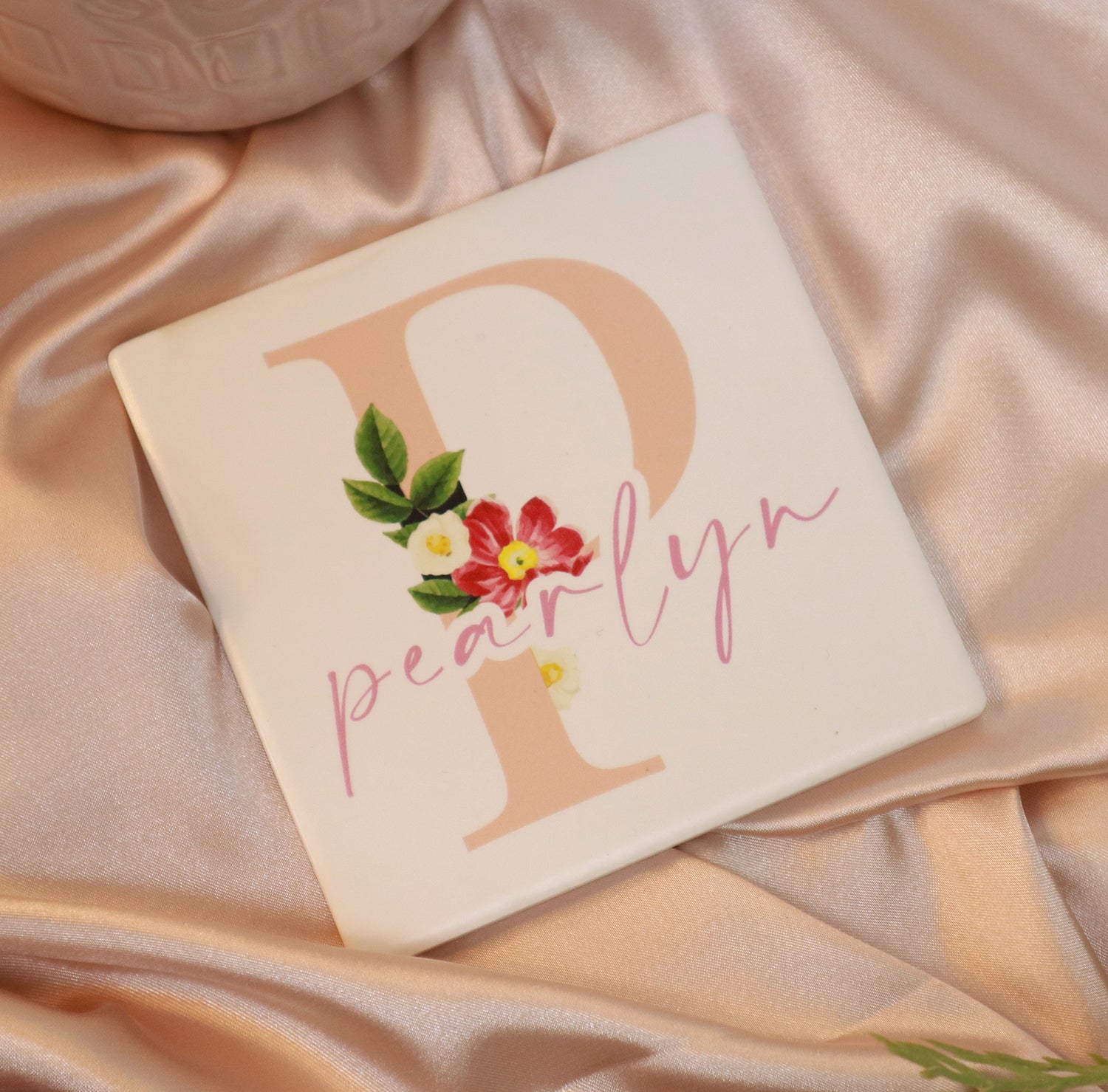 Personalized Ceramic Coaster – Clik Clok