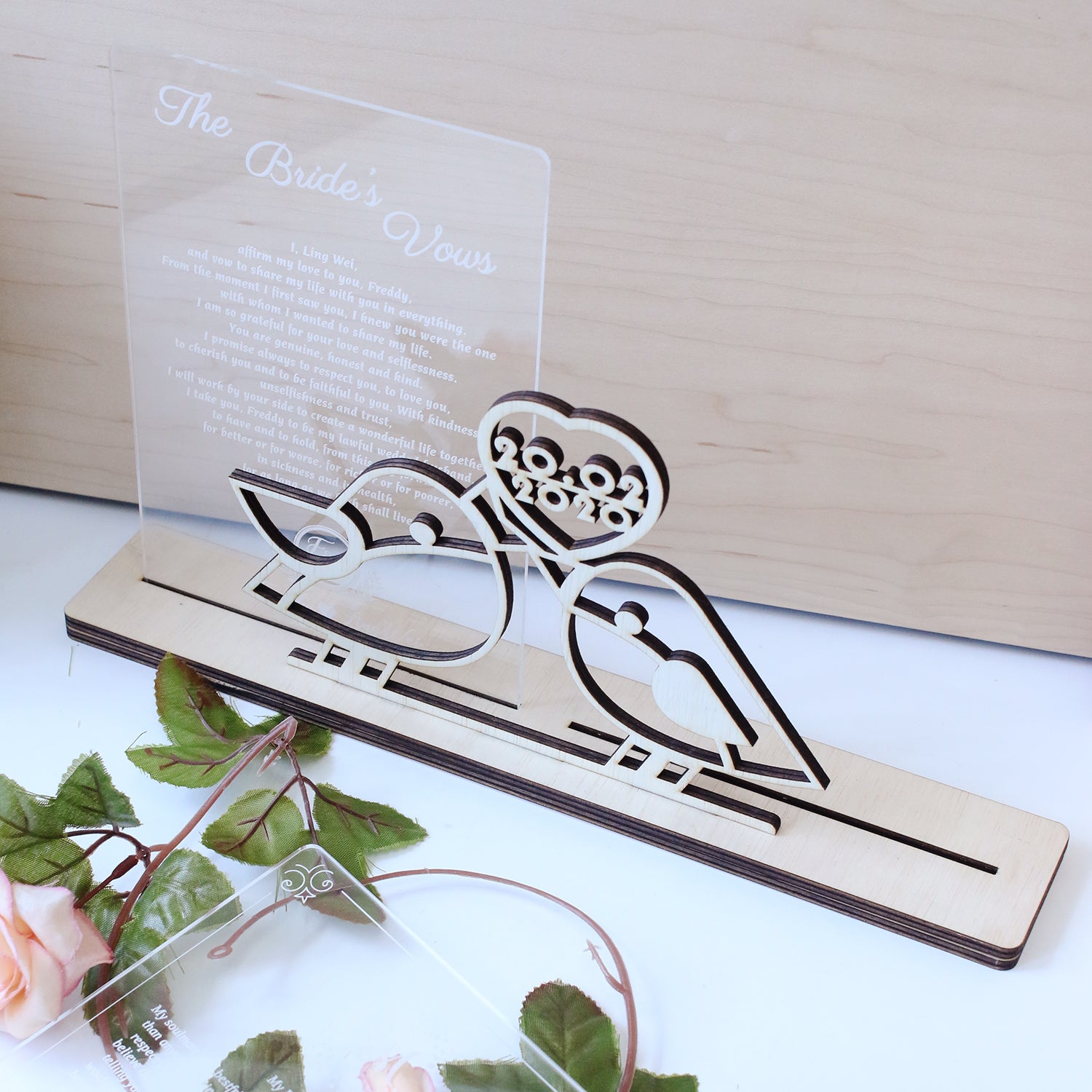 Vow Stand - Design II - Clik Clok