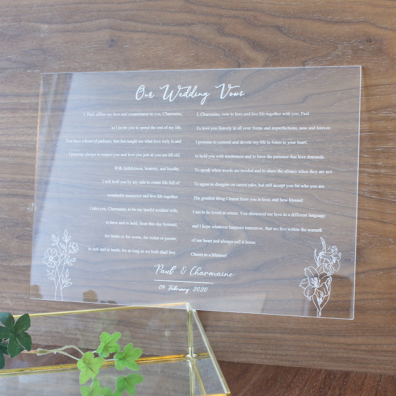 Vow Boards - A4 Size – Clik Clok